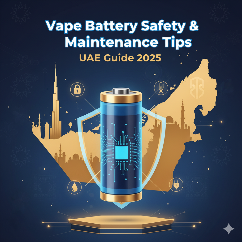 Vape Battery Safety & Maintenance Tips | UAE Guide 2025 – Vape Dubai Online