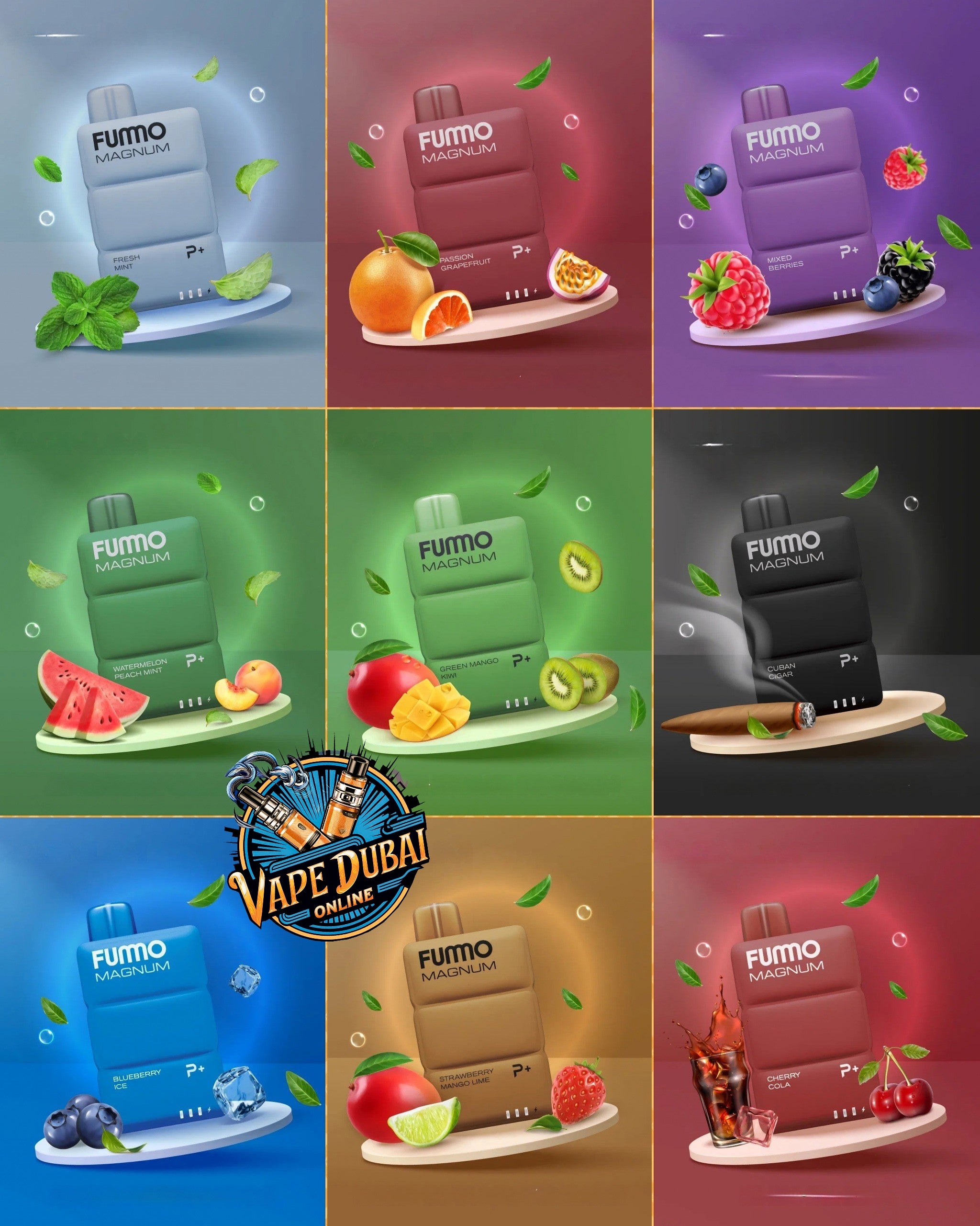 FUMMO Magnum 8000 Puffs Disposable Vape – Available in UAE – Vape Dubai ...
